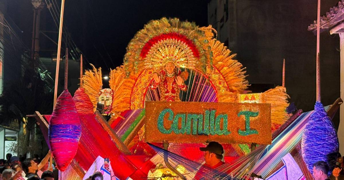 Camila I deslumbra en el recorrido de la primera ‘preca’ del Carnaval ...