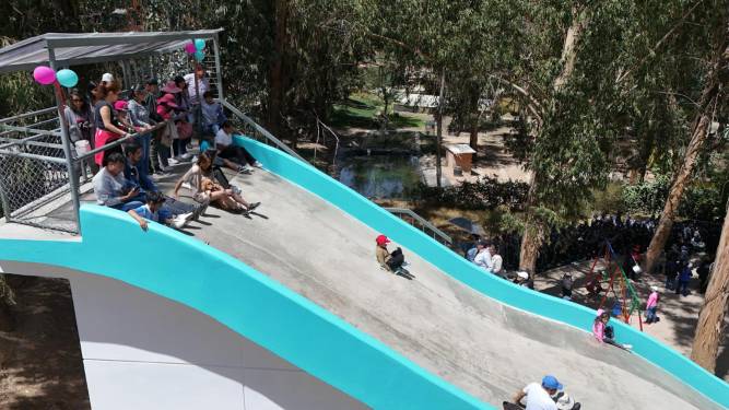 Renace el parque Bartolina Sisa, golpeado por una riada en 2024: Ahora ...