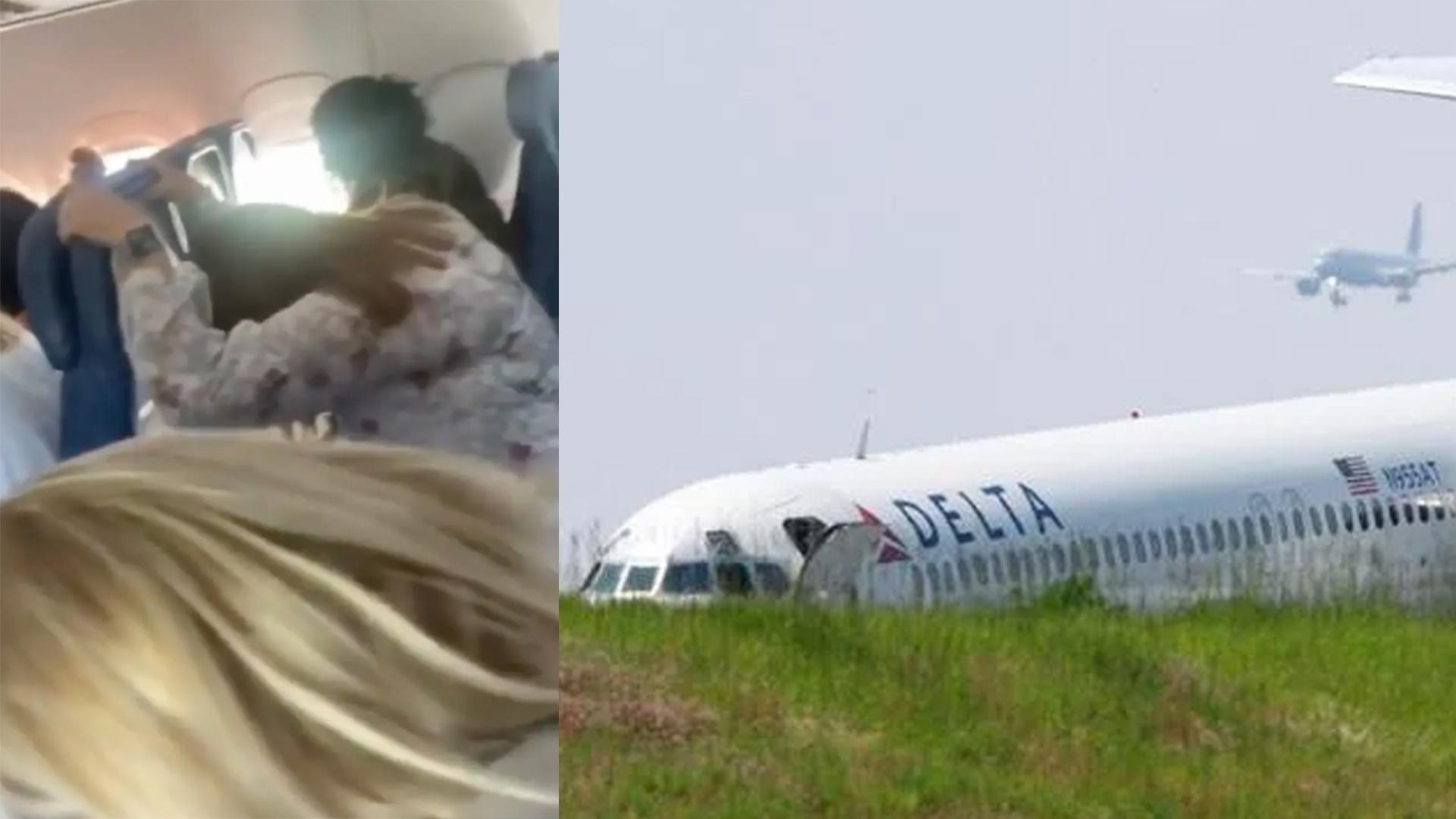 Video: Con las manos en los asientos y en posición de impacto, así fue ...